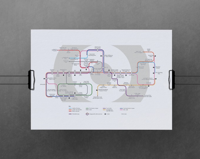 Beatles Tube Map – A3 Art Print - Etsy Canada
