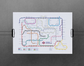 Doctor Who Tube Map – A3 Art Print - Etsy UK