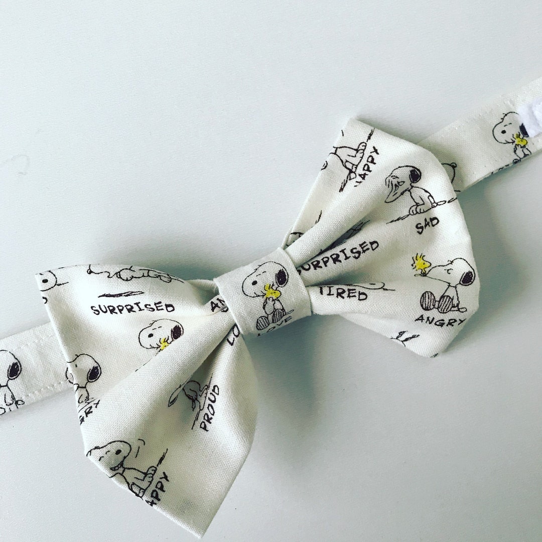 Bow Tie Kids Handmade Kids Bow Tie Adjustable Bow Tie Snoopy Bow Tie ...