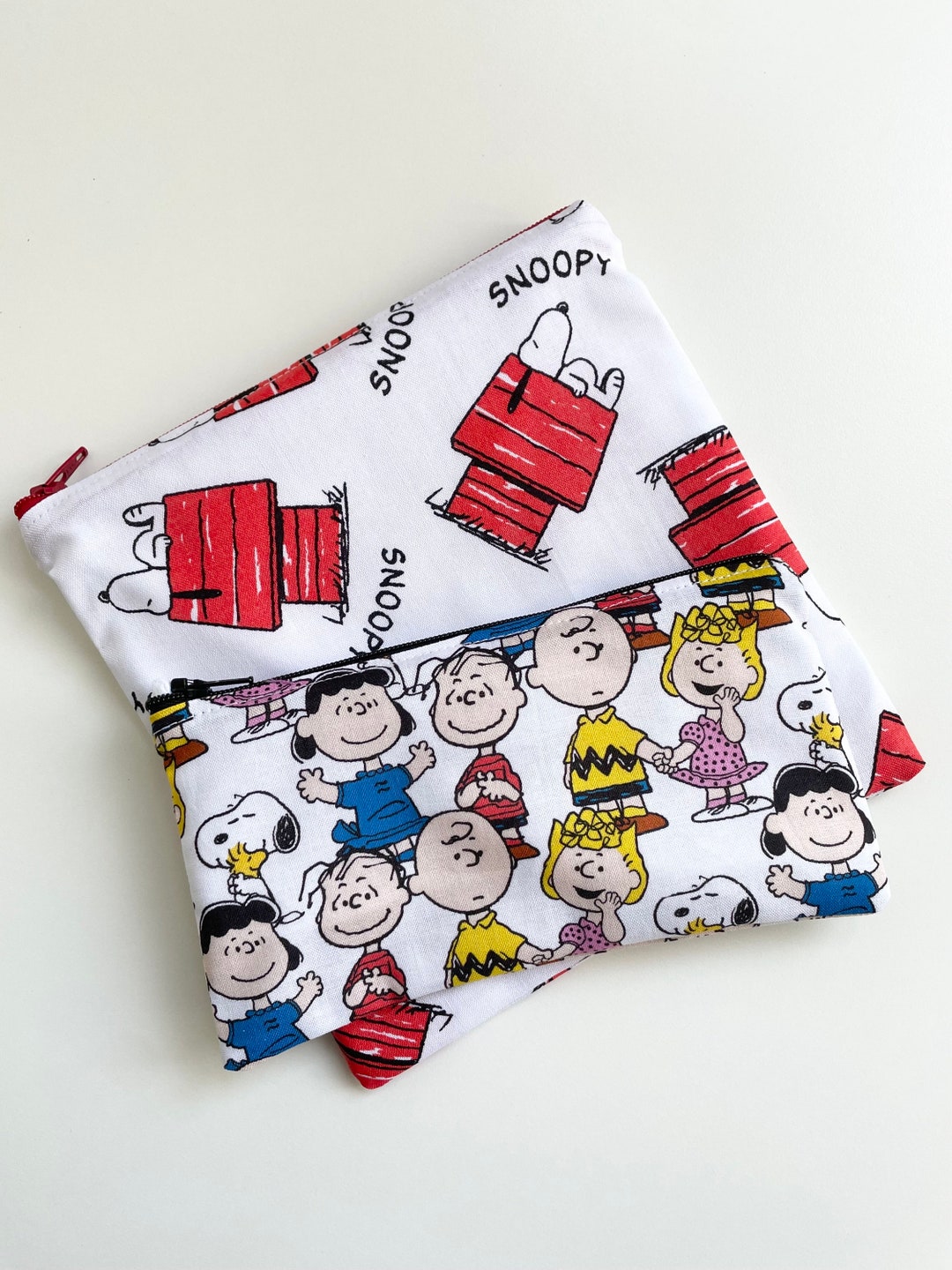 Reusable Earth Friendly Litter Less Snack Sandwich Zippered Bag Set ...