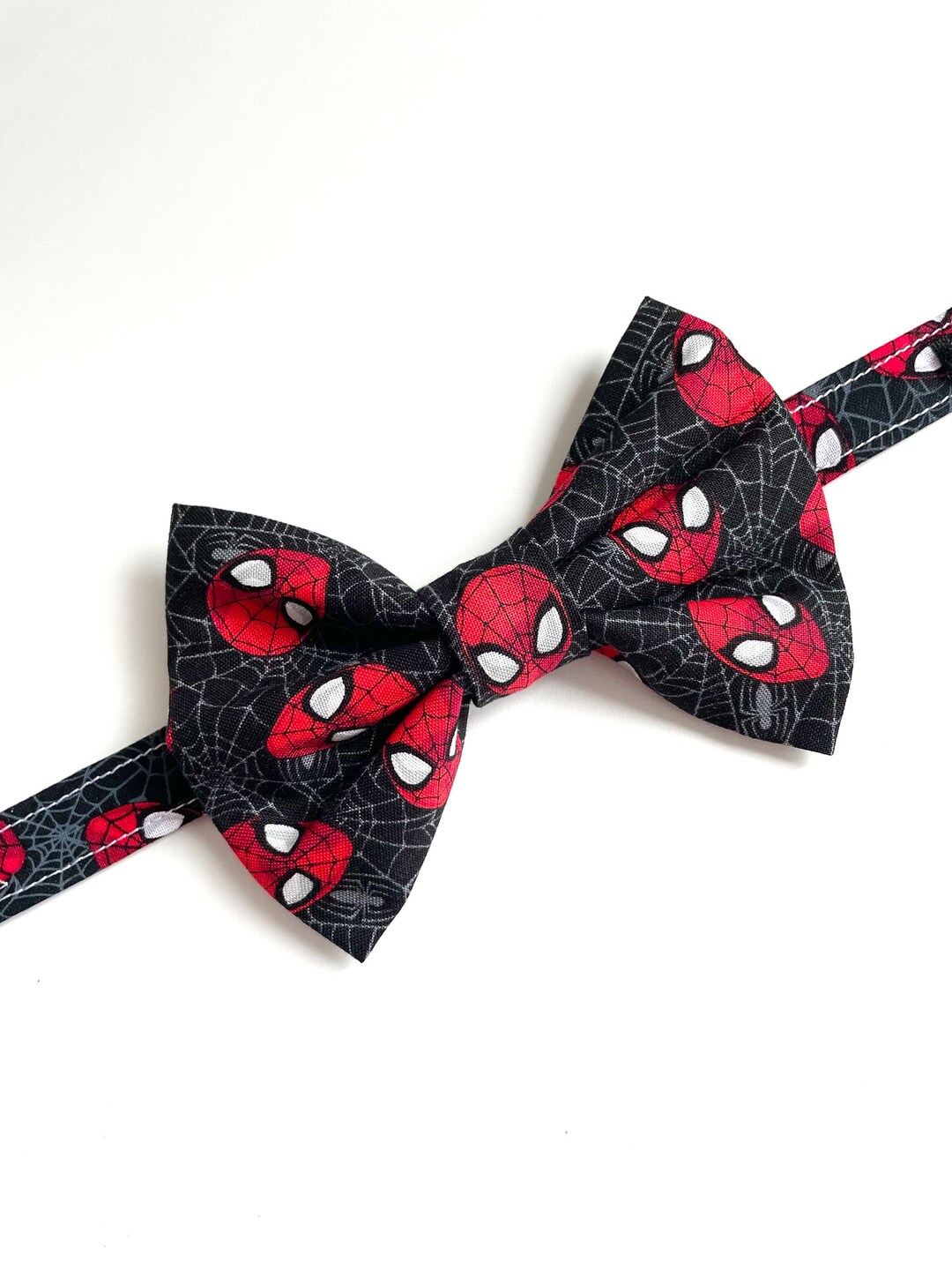 Bow Tie Kids Handmade Kids Bow Tie Adjustable Bow Tie Spider-man Bow ...