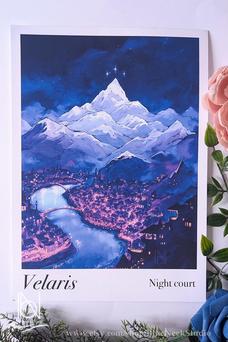 Art Print (with Border) - Original Art Inspired by the Night Court ...
