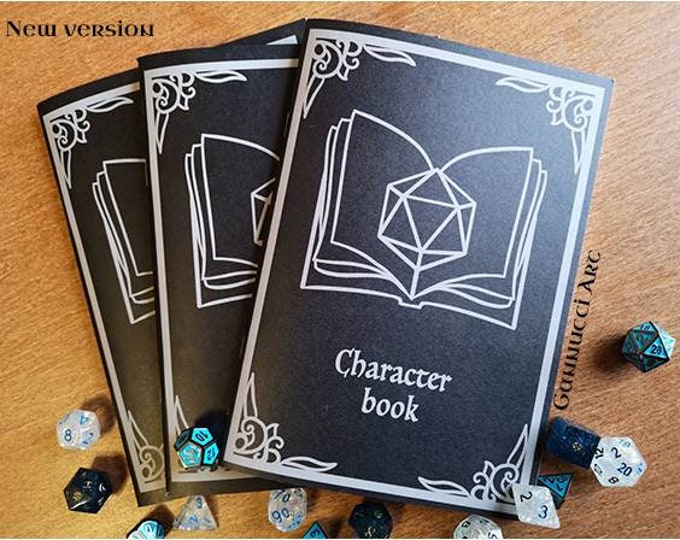 D&D Character Booklet / Journal - Character Stats and Notes Sections ...