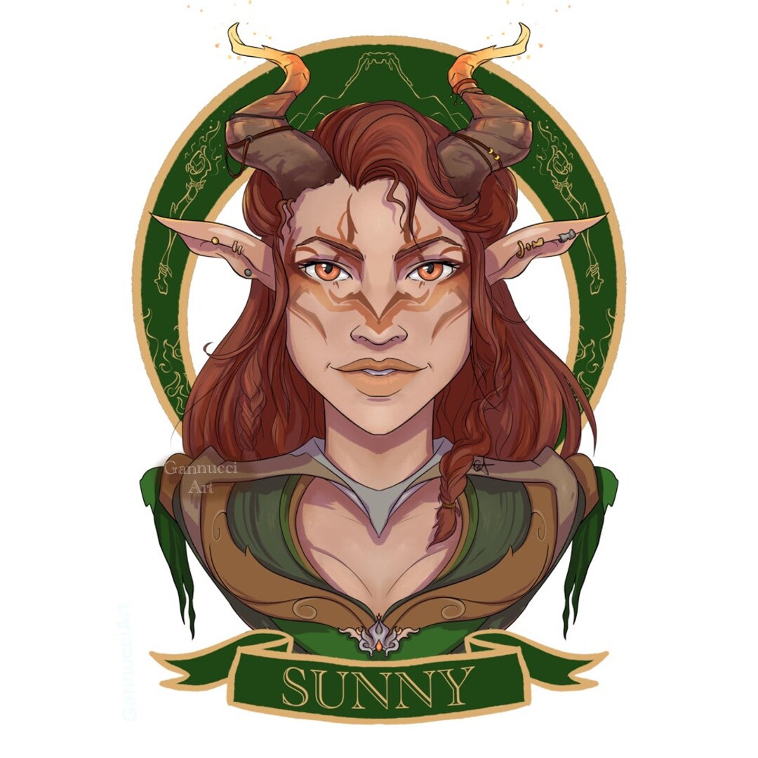 Dnd - Character Circle Portraits - Customised D&d Characters Art ...