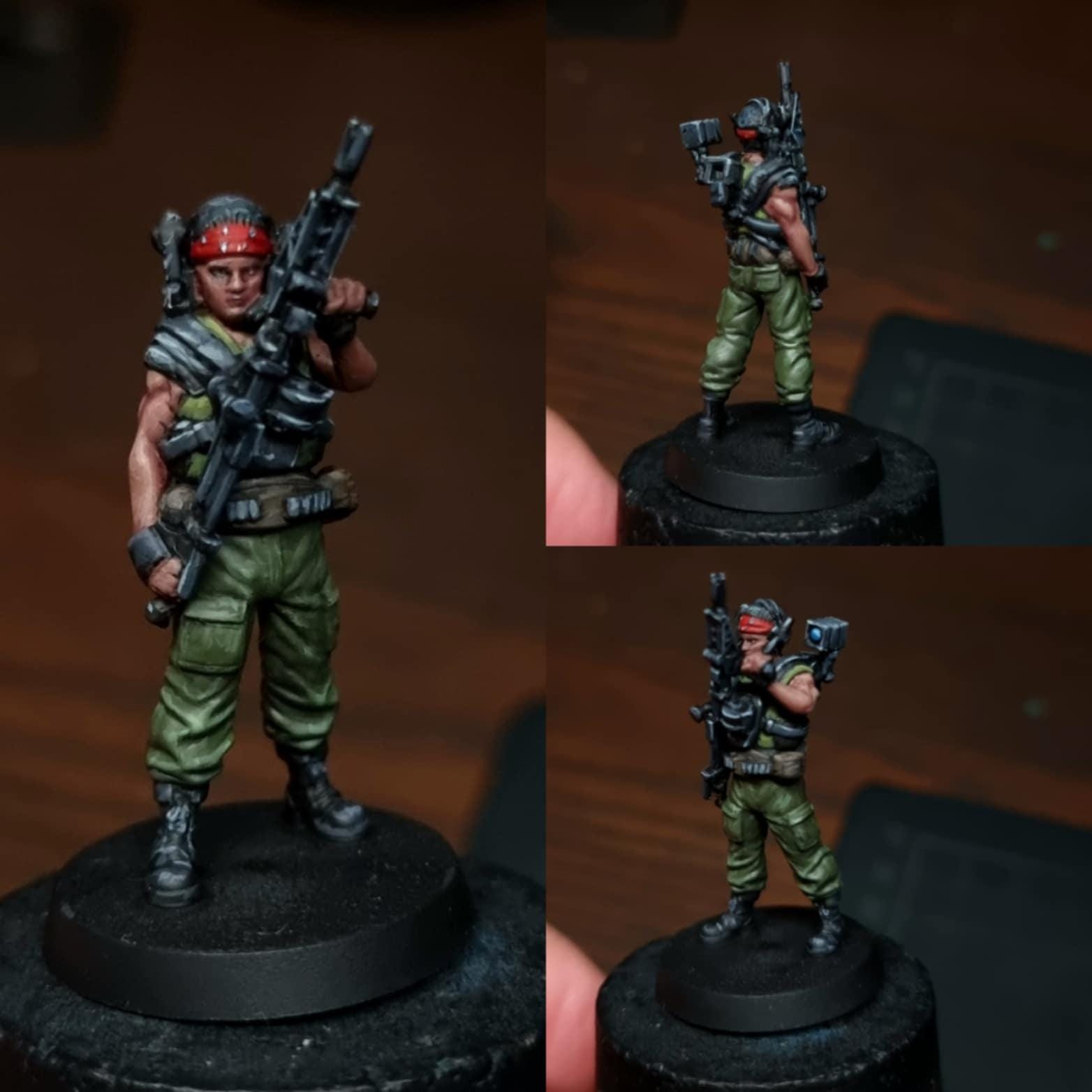 32mm Sci-fi Miniatures, Aliens, Corporal Regin Valasquez, Tabletop ...