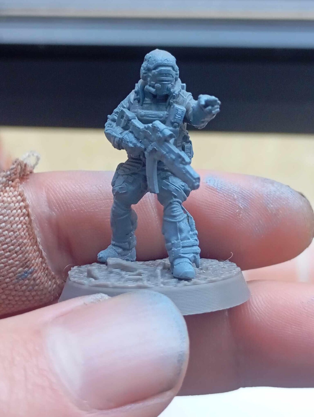 32mm Sci-fi Miniatures, Wey Yu PMC Operator 1, Wargaming, Aliens ...