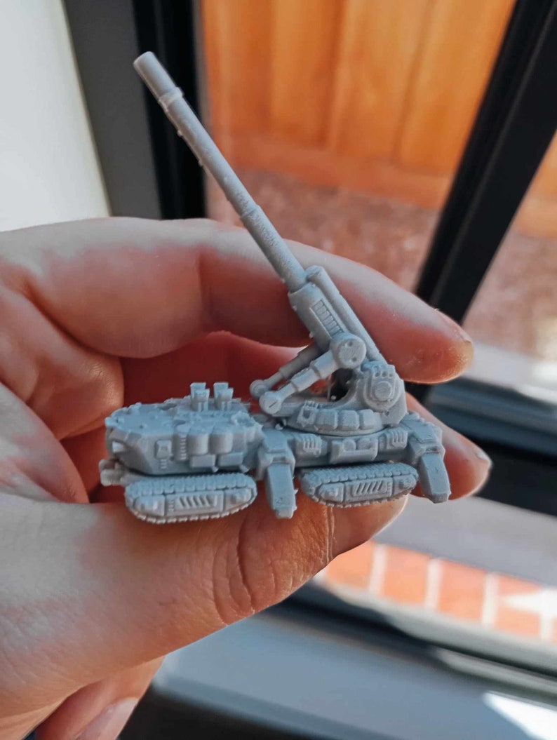 6mm Battletech Alternative, Long Tom F, Mecha, Miniatures, Tabletop ...