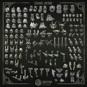 32mm Scif-i Upgrade Bits, Eternal Pilgrims Mega Pack, Lions Pride ...