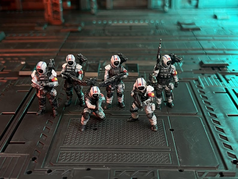 32mm sci-fi miniatures, Progressive union peoples of SOF, tabletop games, wargaming, miniatures ...