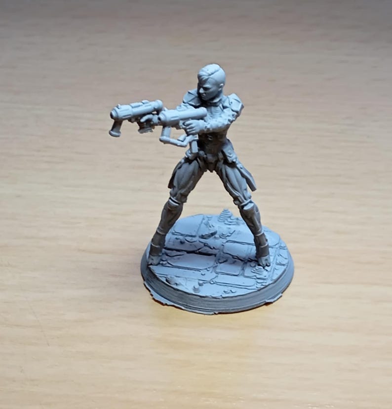 32mm Sci-fi/cyberpunk Miniatures, Augmented Mercenary B, Tabletop Games, RPG, Wargaming - Etsy ...