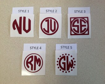 2 letter monogram | Etsy