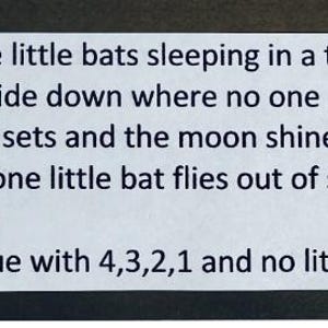 Five Little Bats Felt Board Story - Etsy
