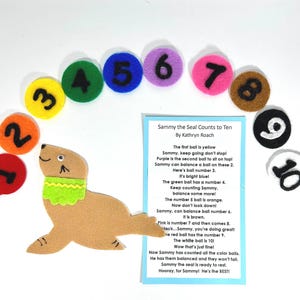 Sammy the Seal Felt Board Story - Etsy