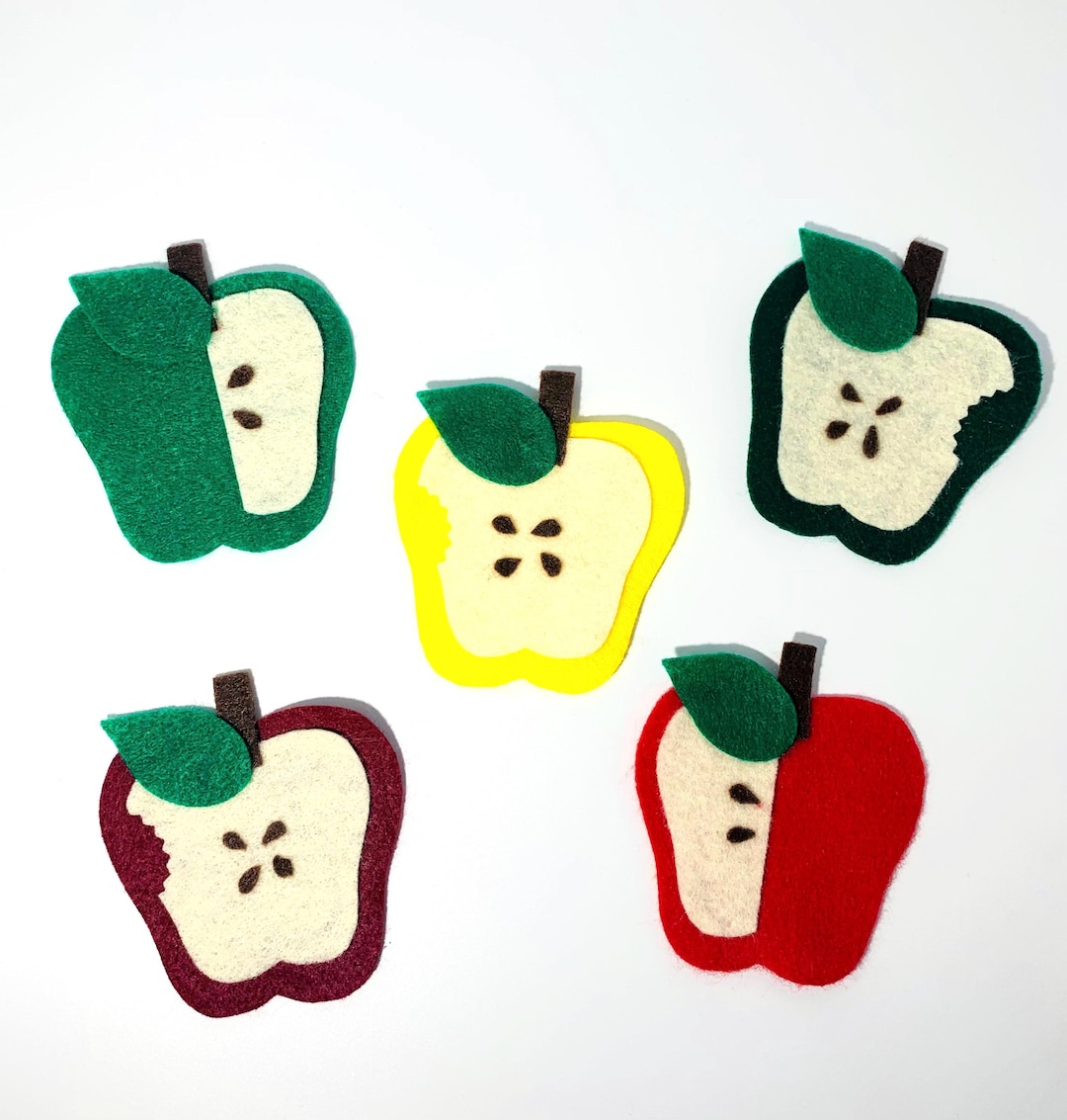 Five Little Apples Felt Board Story - Etsy