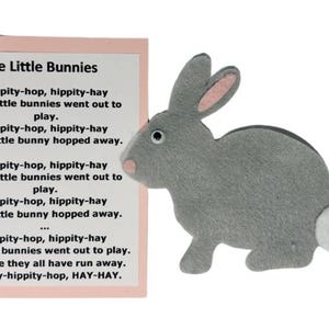 Five Little Bunnies Felt Board Story - Etsy