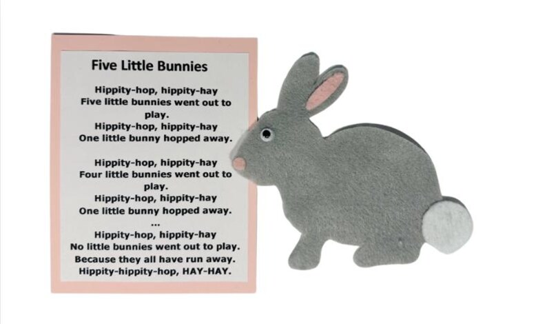Five Little Bunnies Felt Board Story - Etsy