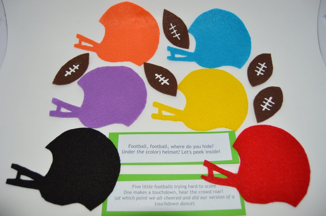 Football, Football Flannel Board Story - Etsy