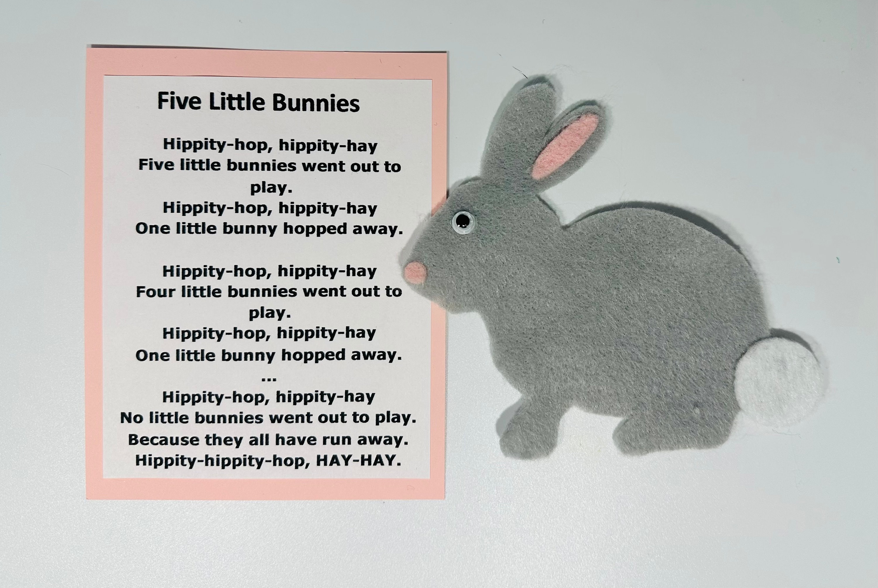 Five Little Bunnies Felt Board Story - Etsy