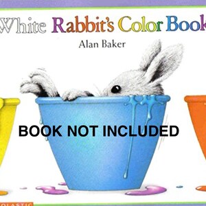 White Rabbit's Color Book Flannel Board Story - Etsy