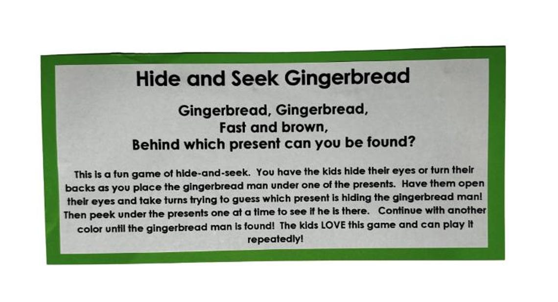 Gingerbread Man Hide and Seek Flannel Felt Story - Etsy