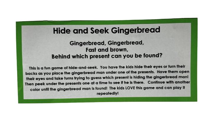 Gingerbread Man Hide and Seek Flannel Felt Story - Etsy