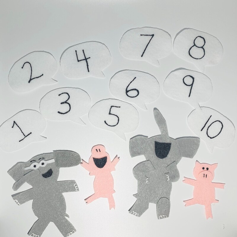 Elephant Counting Toy - Etsy