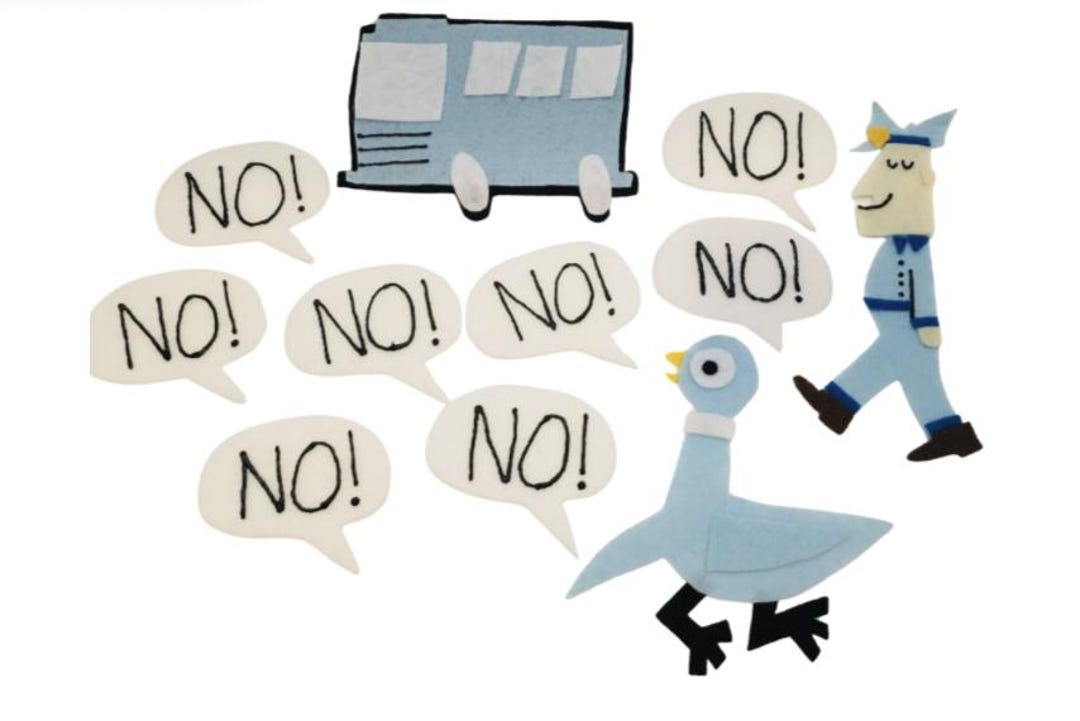 Don't Let the Pigeon Drive the Bus Felt Board Story - Etsy