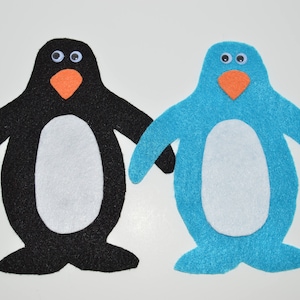 Colorful Penguins Flannel Board Story - Etsy