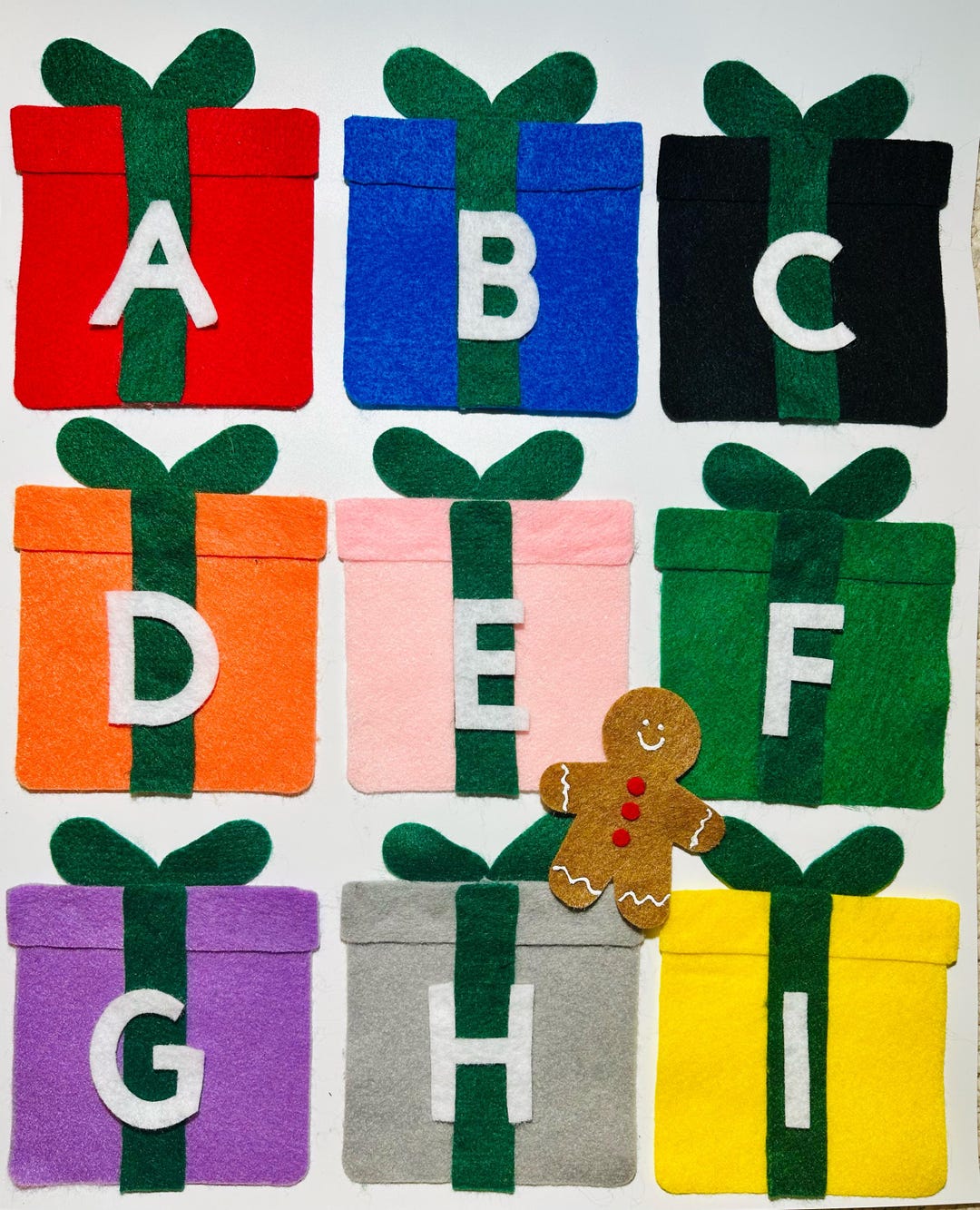 Gingerbread Man Hide and Seek Flannel Felt Story - Etsy