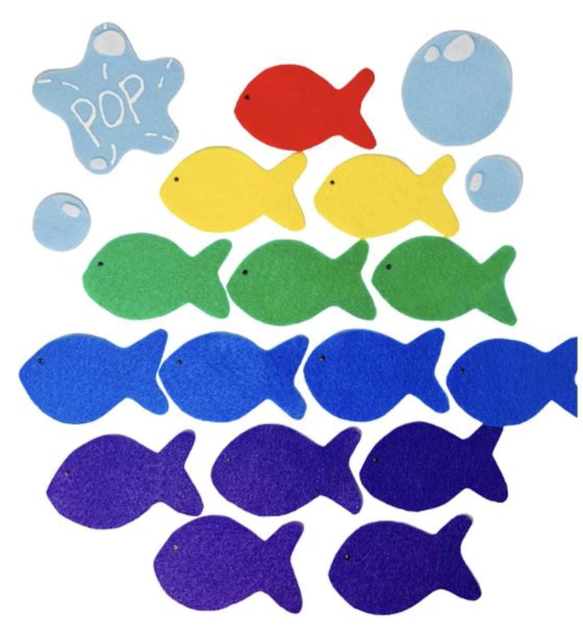 Bubble Bubble Fish Felt Board Story - Etsy