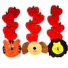 Wiggly Worm Hide and Seek Felt Board Story - Etsy