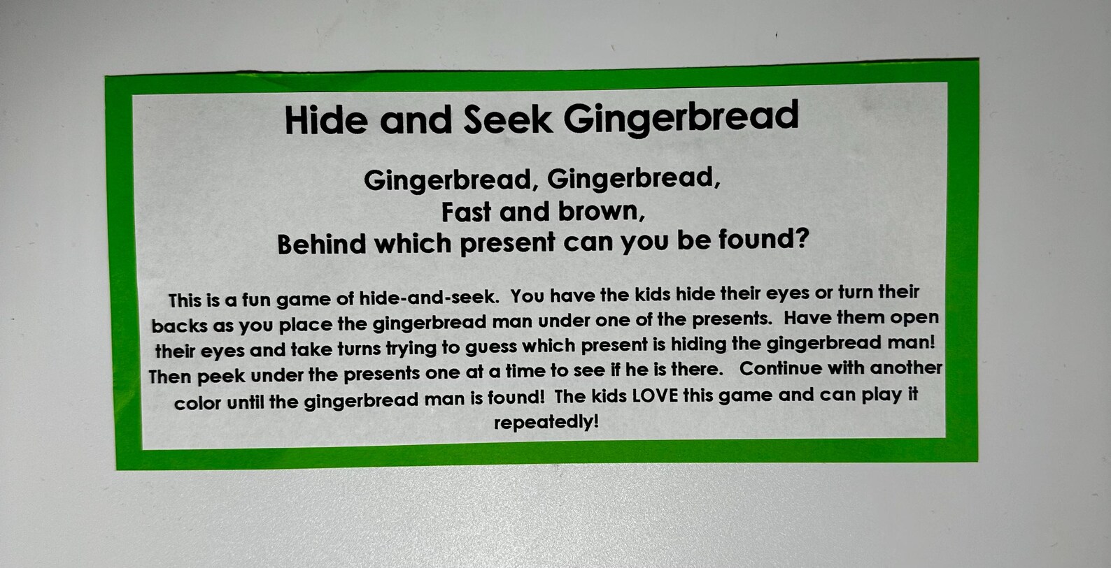 Gingerbread Man Hide and Seek Flannel Board Story - Etsy