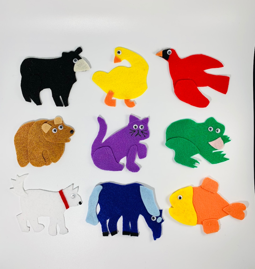 Brown Bear, Brown Bear Felt Board Story - Etsy