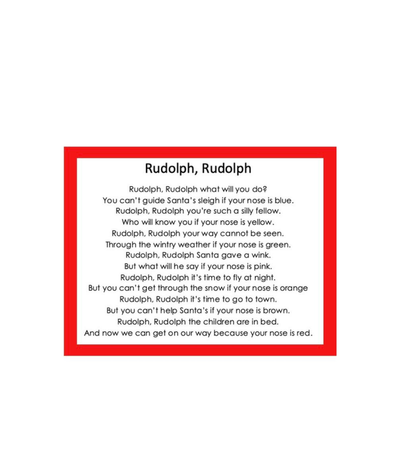 Rudolph, Rudolph Felt Board Story - Etsy