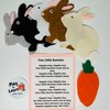 Five Little Bunnies Felt Board Story - Etsy