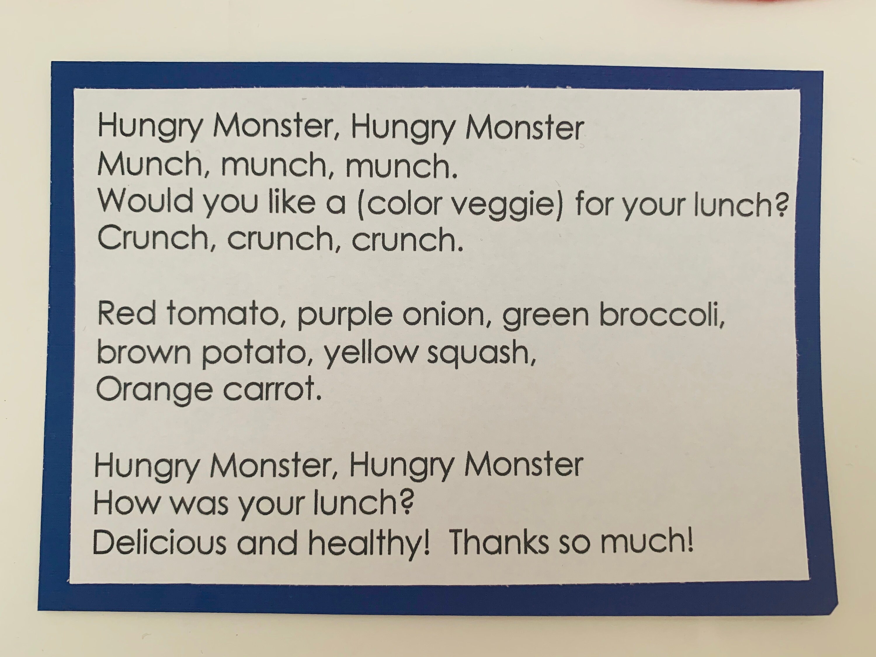 Hungry Little Monster Felt Board Story - Etsy