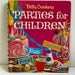Vintage 1964 Betty Crocker's Parties for Children Party Planning Guide ...