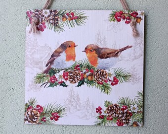 Red Robin Bird Sign - Etsy