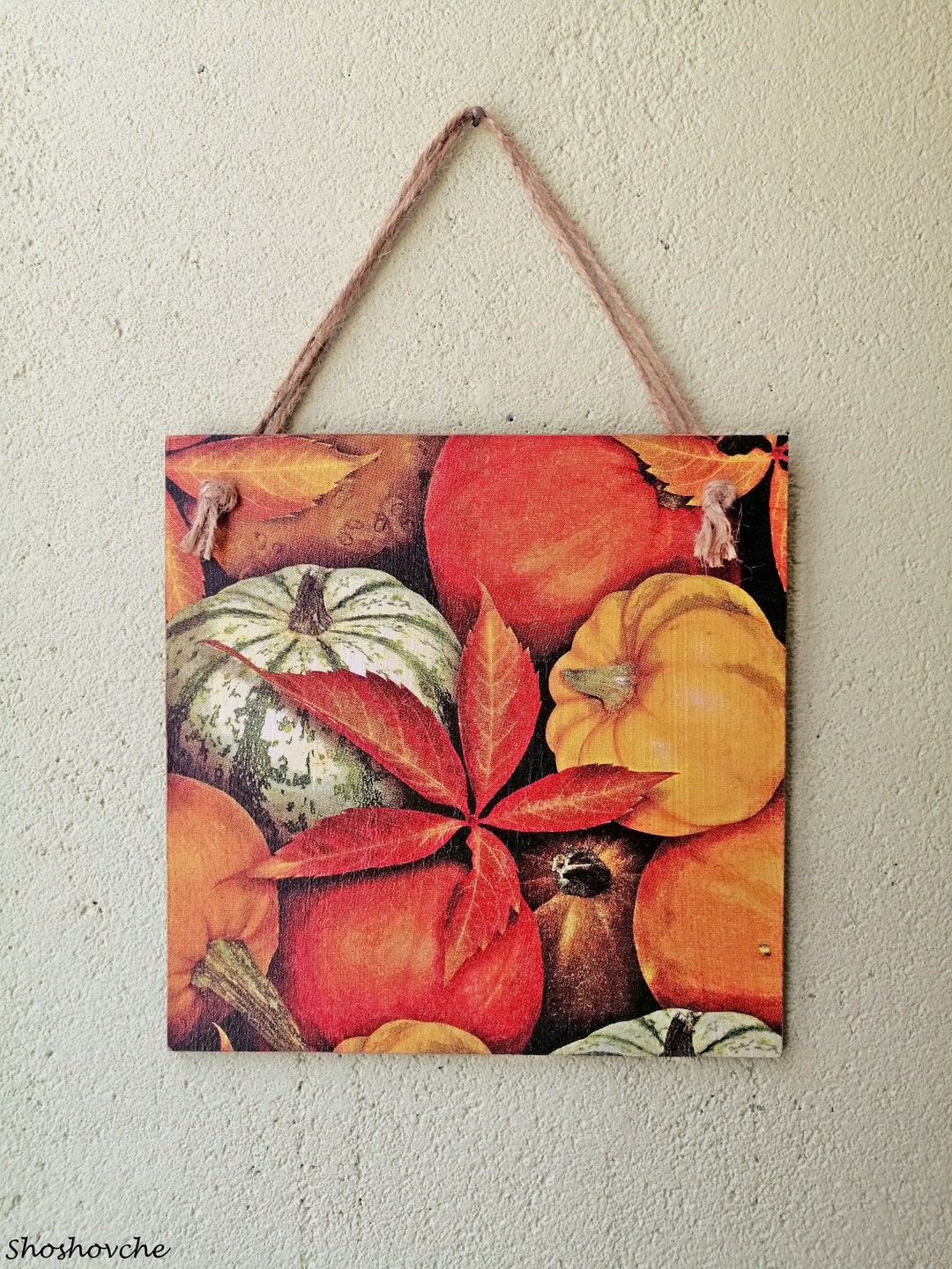 Fall Wall Decor, Pumpkin Wall Decor, Country Fall Wall Art, Wooden ...