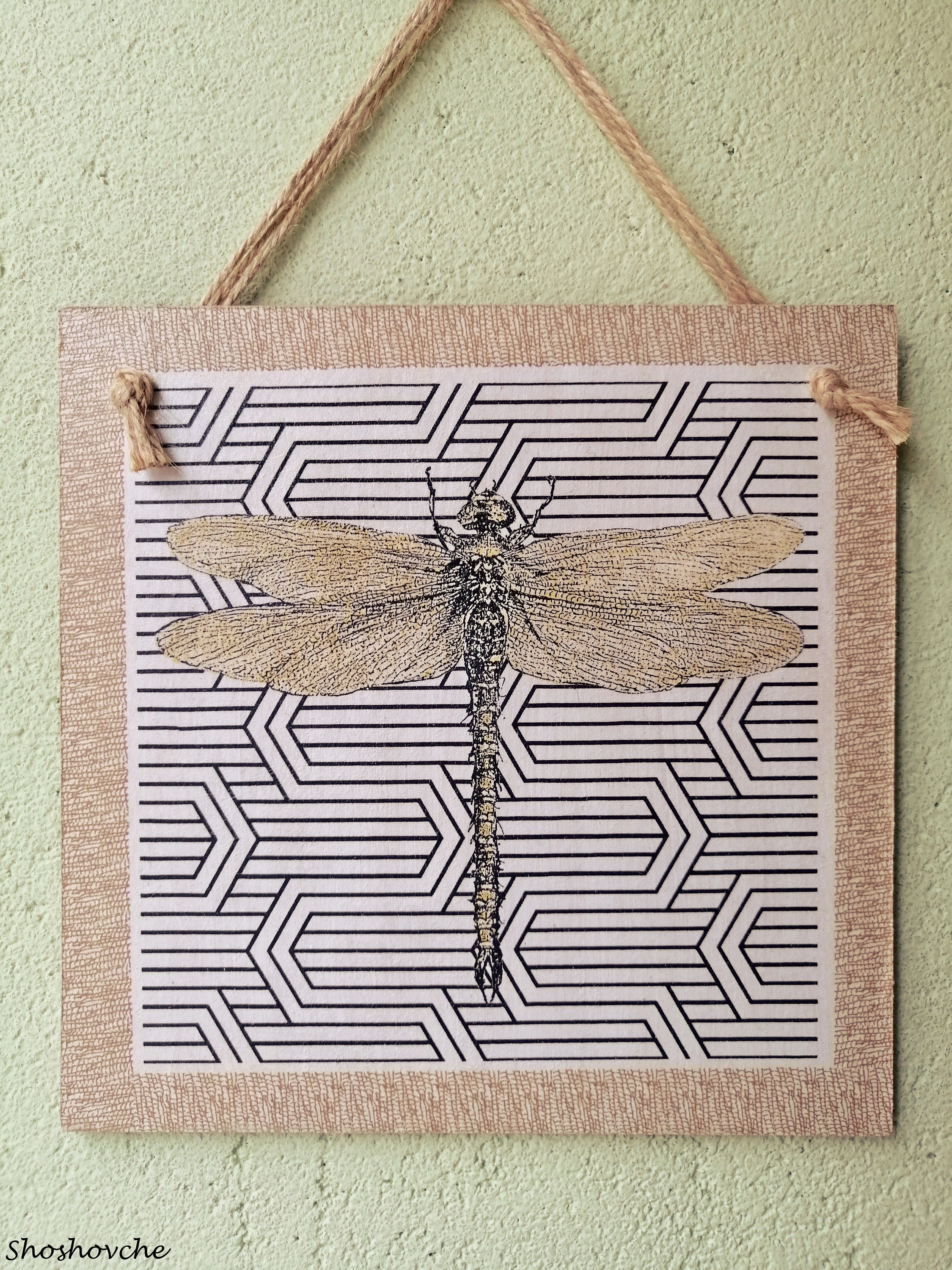 Dragonfly art print Dragonflies wall hangings Wooden Kitchen | Etsy