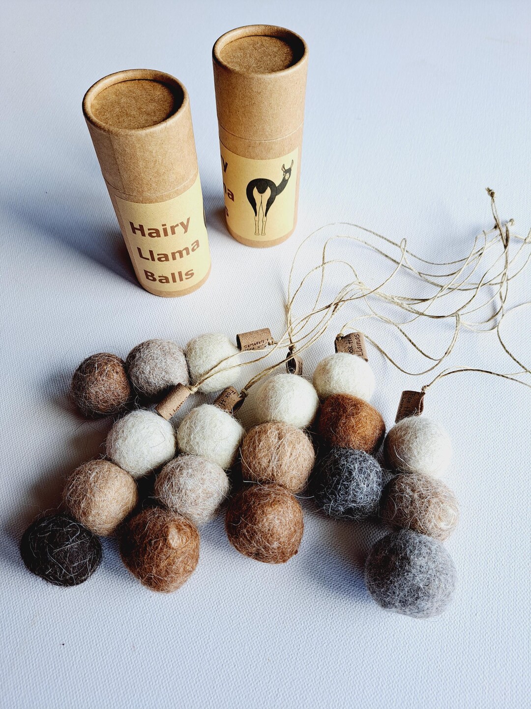 Hairy Llama Balls. Handmade Car Mirror Dangle Diffuser. BYO Scent or ...