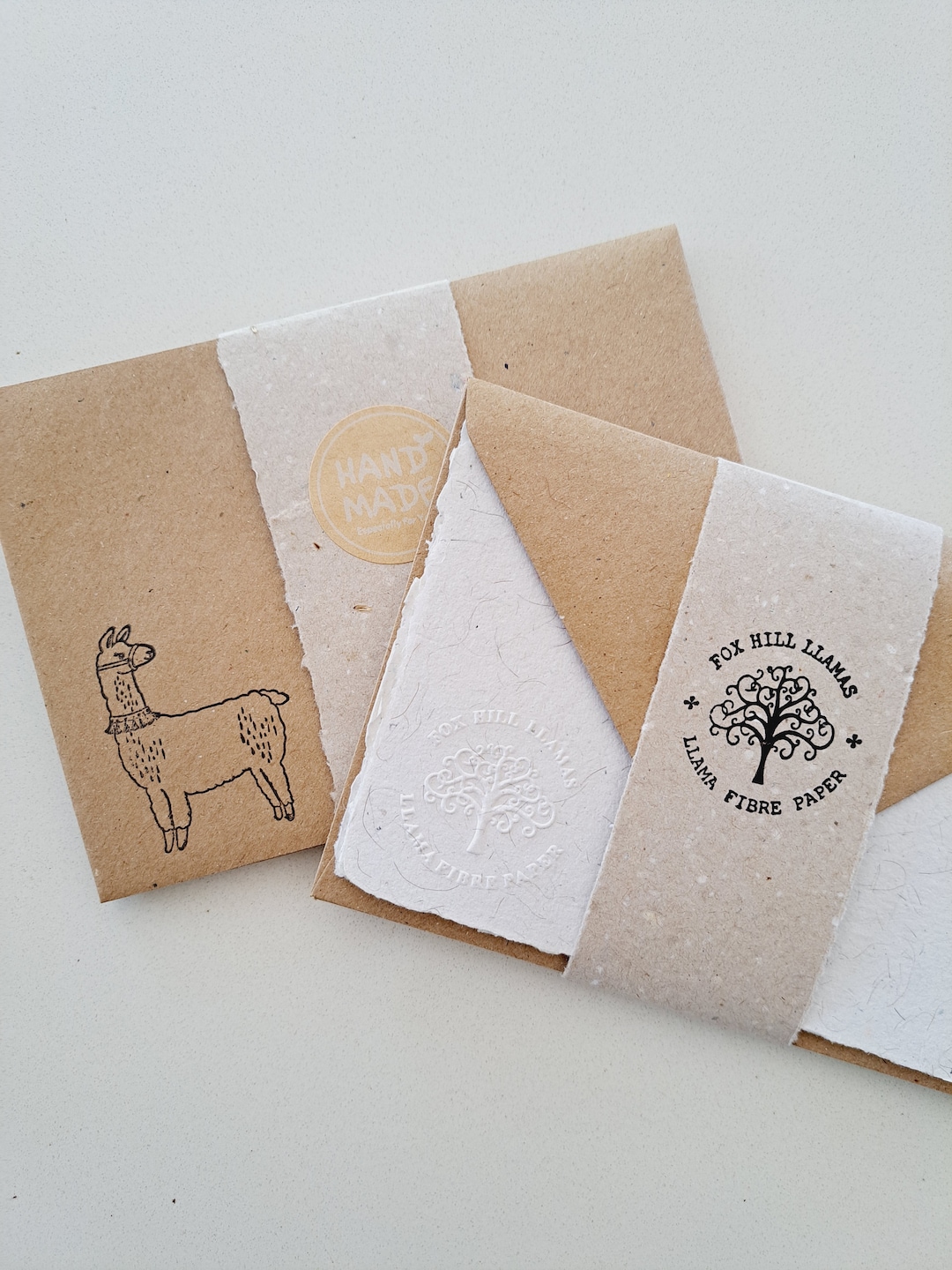 Llama Letter Writing Set Made From Handmade Recycled Paper With Llama ...