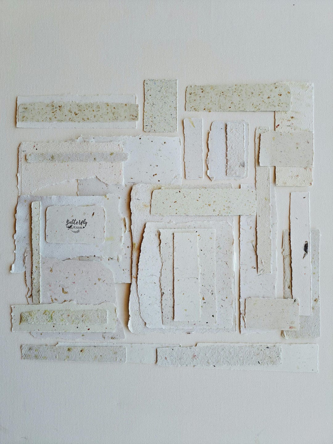 Handmade Recycled Scrapbook Papers, Collage Junk Journal Mixed Paper ...