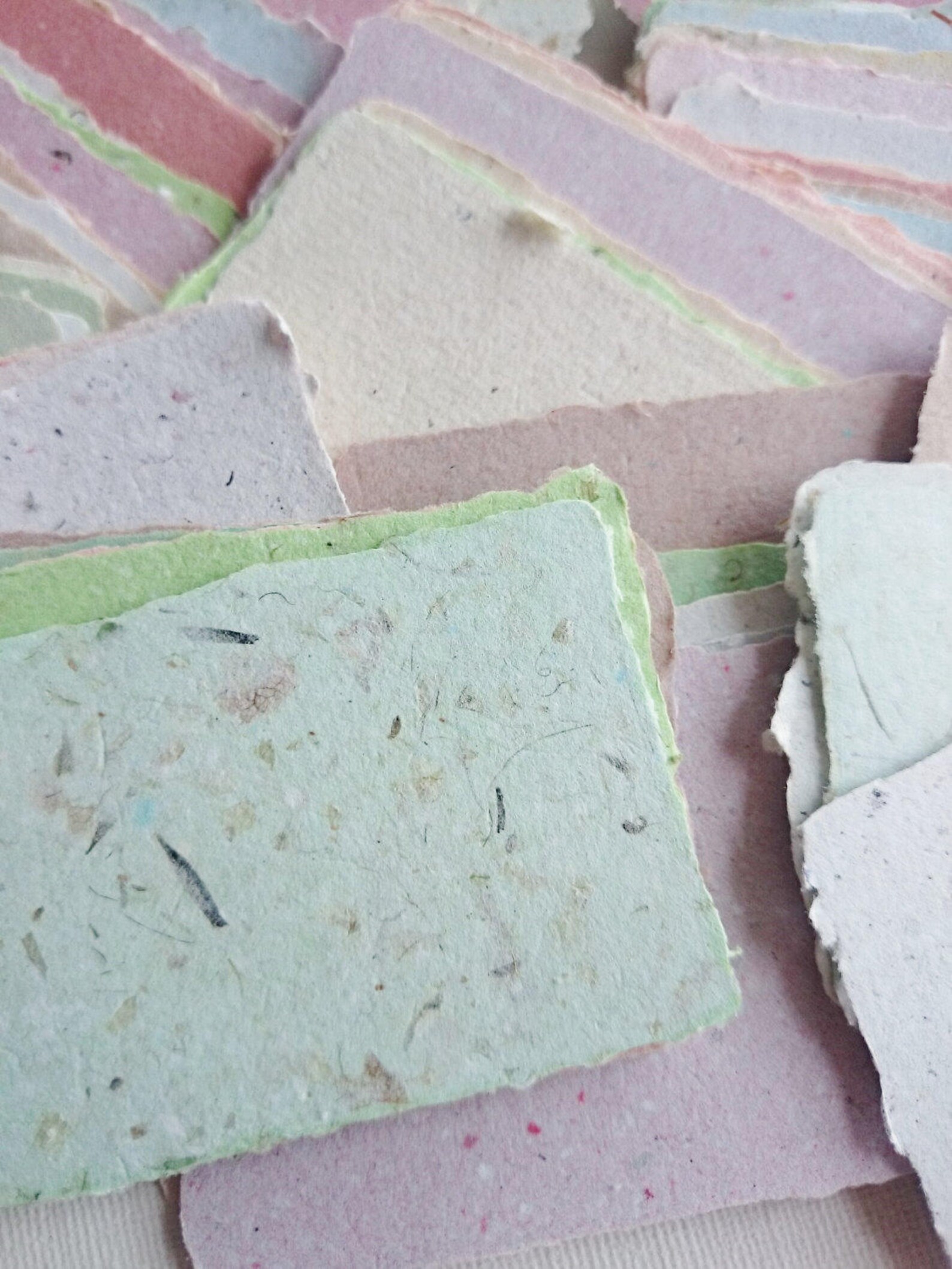 120 Handmade Business Cards Recycled Paper Cards Blank - Etsy Australia