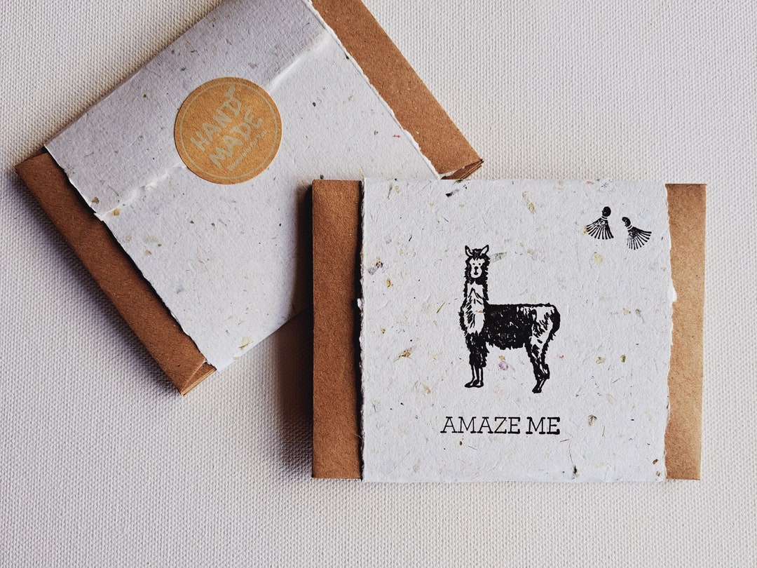 10 Mini Motivation Cards With Envelopes for Teachers, Handmade Recycled ...