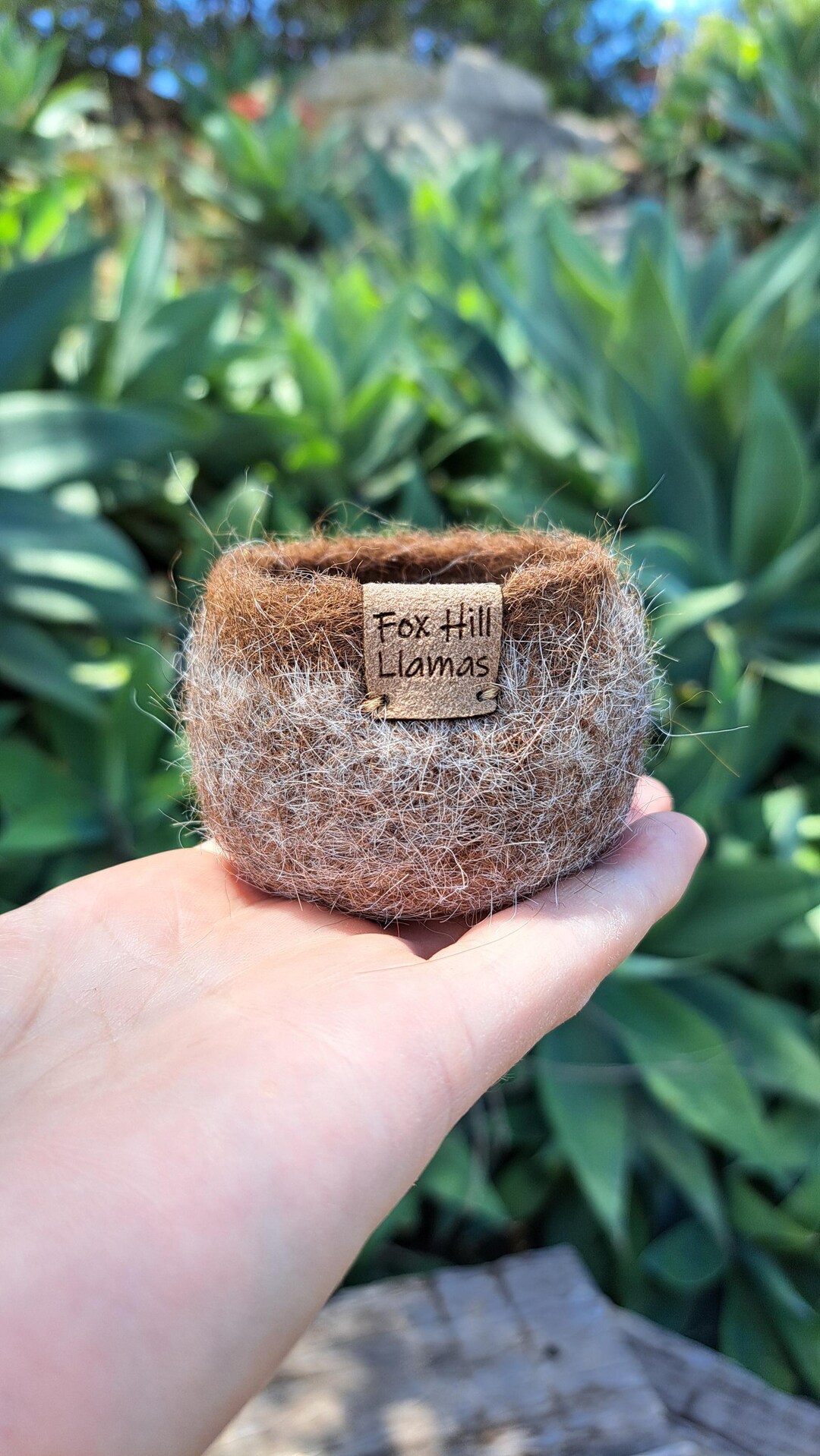 Soft Little Llama Fibre Pod, Fuzzy Bowl for Rustic Farmhouse Decor - Etsy