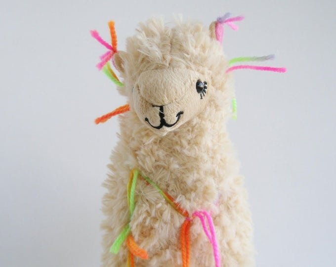 Plush Llama. Little Llama Decorated With Tassles ...just Like - Etsy