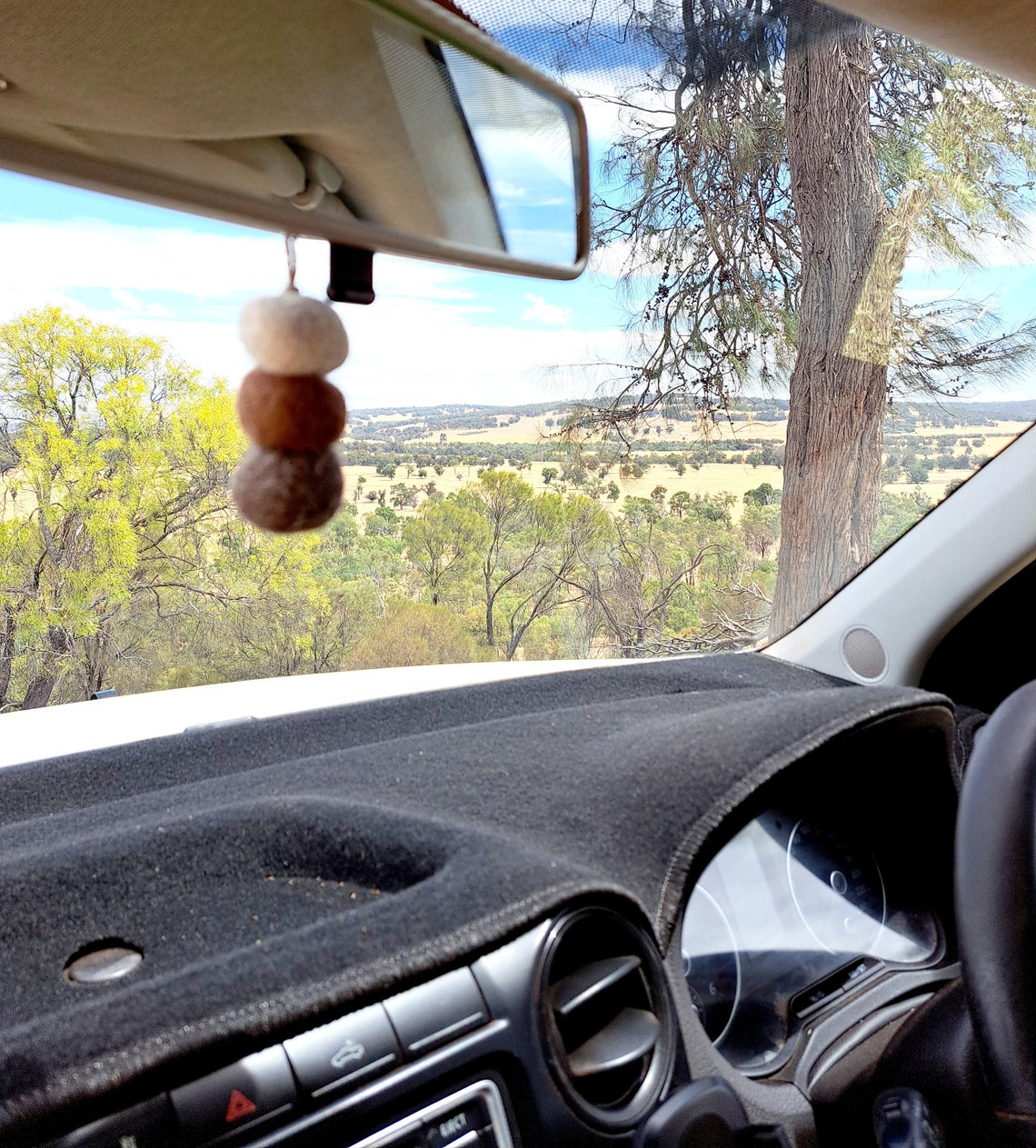 Llama Mirror Dangle Freshener for Car With Metal Llama Charm. Add Your ...