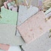 Handmade Recycled Paper Tags - 100 Gift Tags - Bulk Swing Tags - Deckle ...