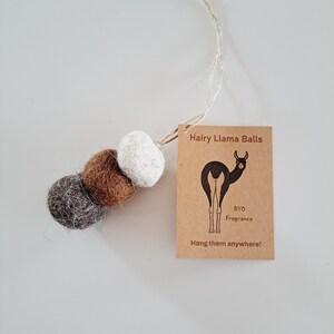 Hairy Llama Balls. Felt Dangle for Your Car or Home. Hang It Anywhere ...